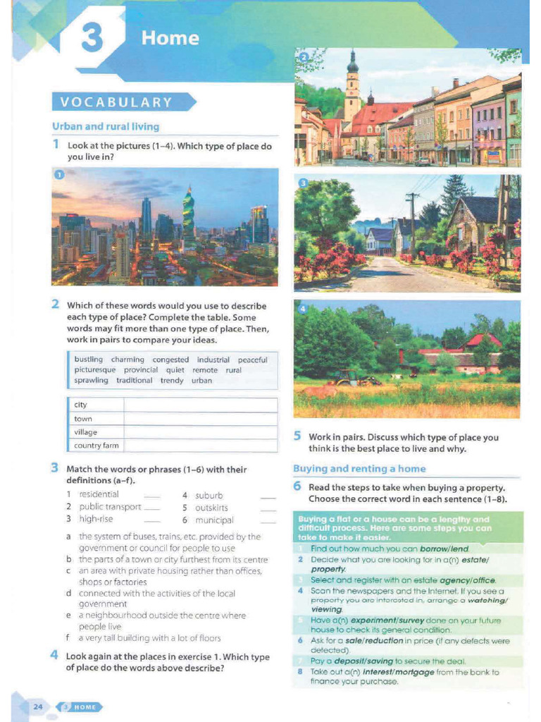 t2 Vocabulary Cities | PDF