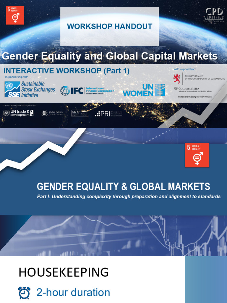 Gender Equality Training Part 1 Slides Handout | PDF | Asia | Gender