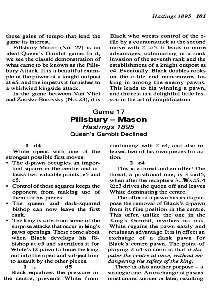 Chessbook - Irving Chernev - Logical Chess - Move by Move[101-150] | PDF | Chess Openings | Chess