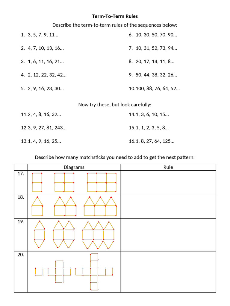 Week 5 Term To Term Rules | PDF | Chess | Chess Openings