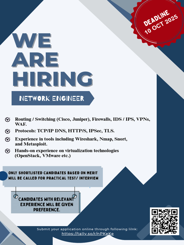 Network Engr Advertisement | PDF