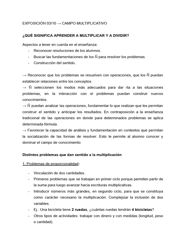 Estrategias para Enseñar Multiplicación | PDF | Multiplicación | Enseñando
