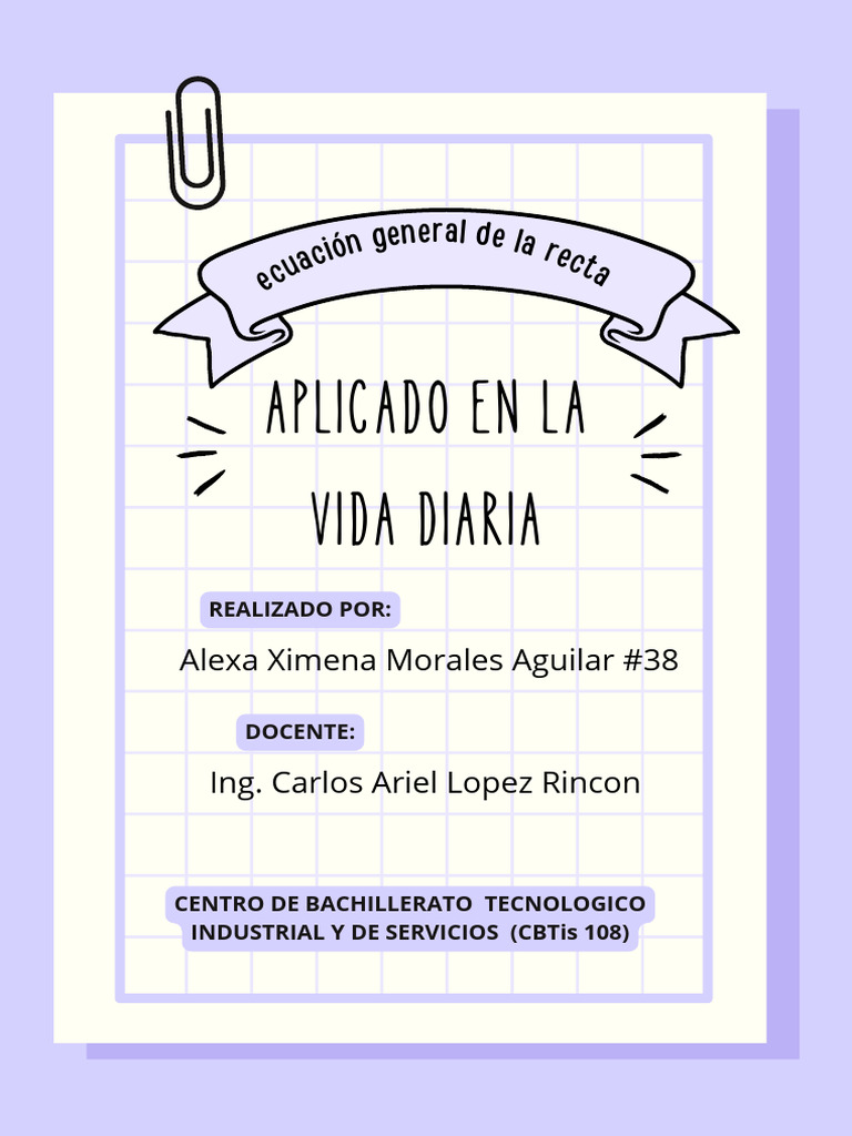 5h Alexa Morales Temas Selectos de Matematicas | PDF | Línea (geometría) | Ecuaciones