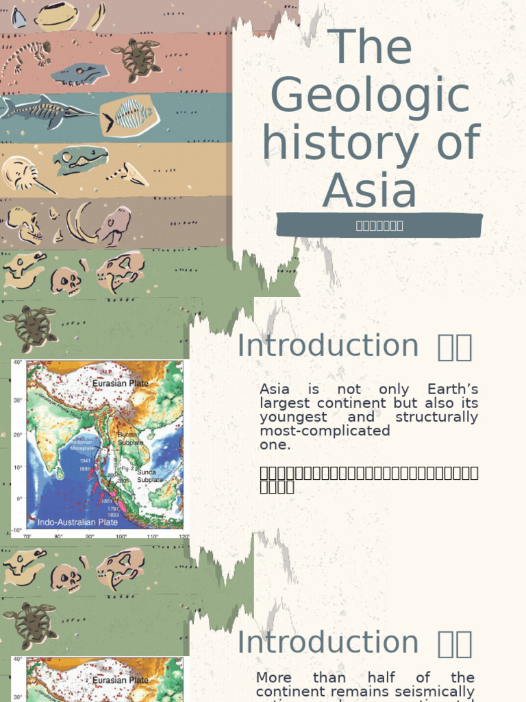 Geologic History of Asia - Copy | PDF | Plate Tectonics | Earth