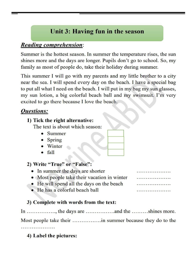 6th Form - 3 | PDF