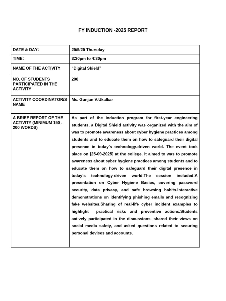 Report Format | PDF