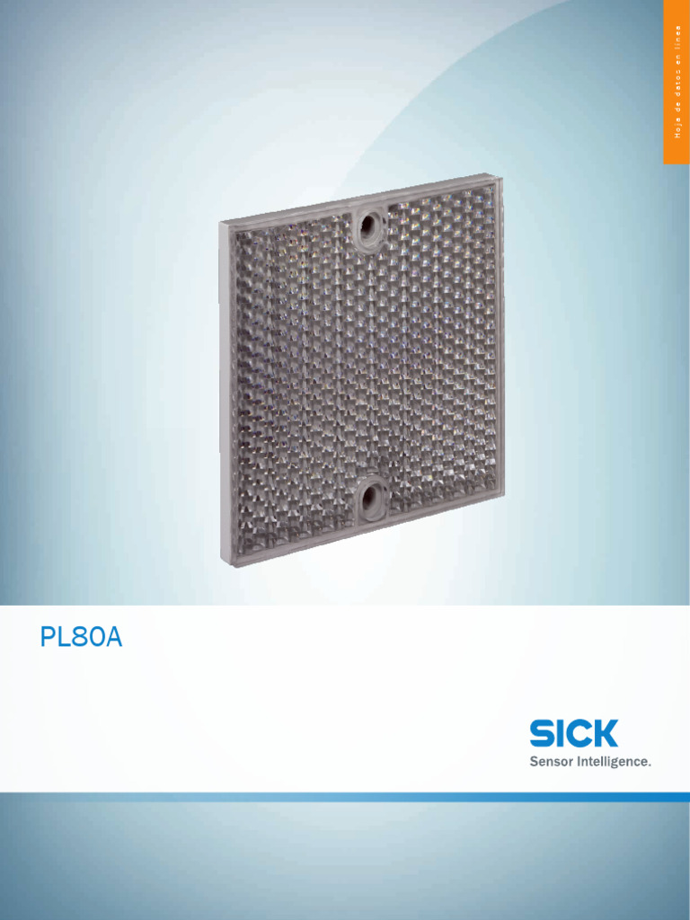 Espejo Reflex Sick Pl80a | PDF