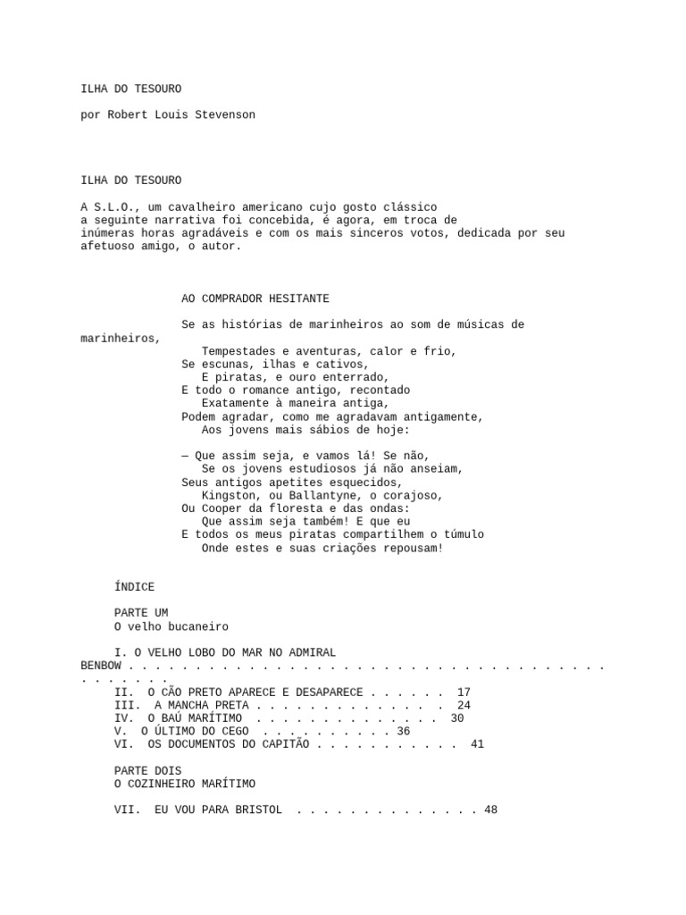 02 Treasure Island PT-BR | PDF | Morte | Tempo