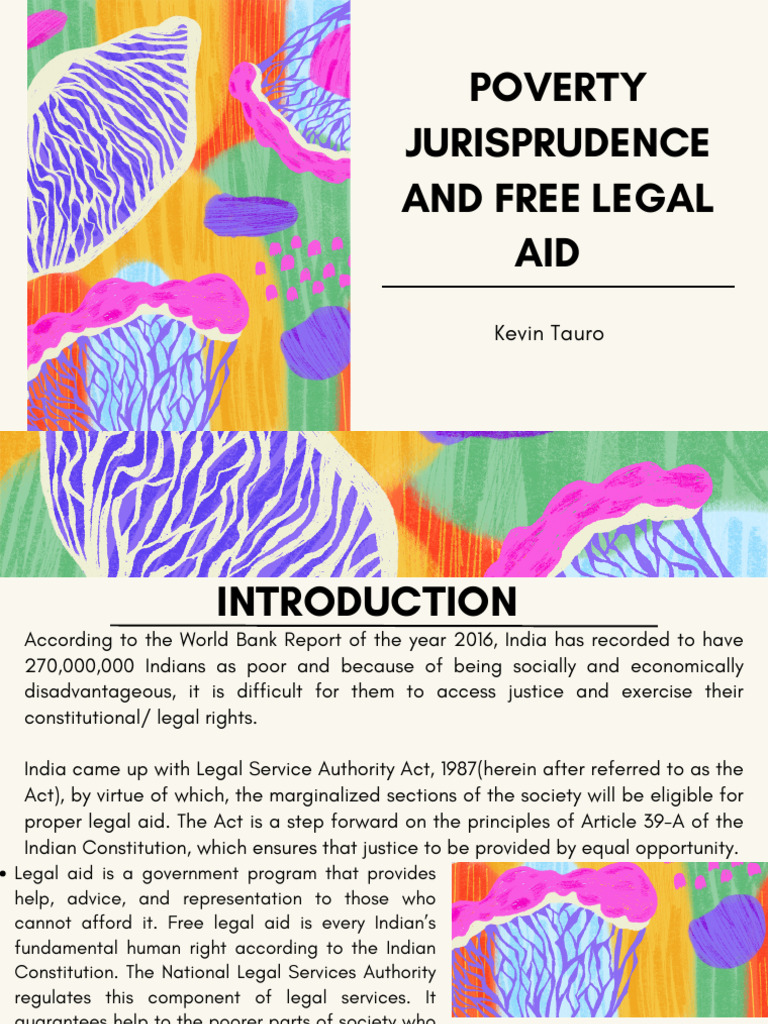 Poverty Jurisprudence and Legal Aid | PDF | Legal Aid | Justice
