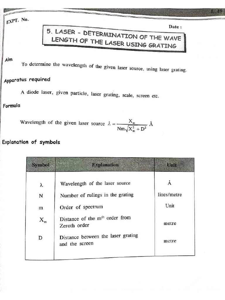 Phy Observation Ex 7 | PDF