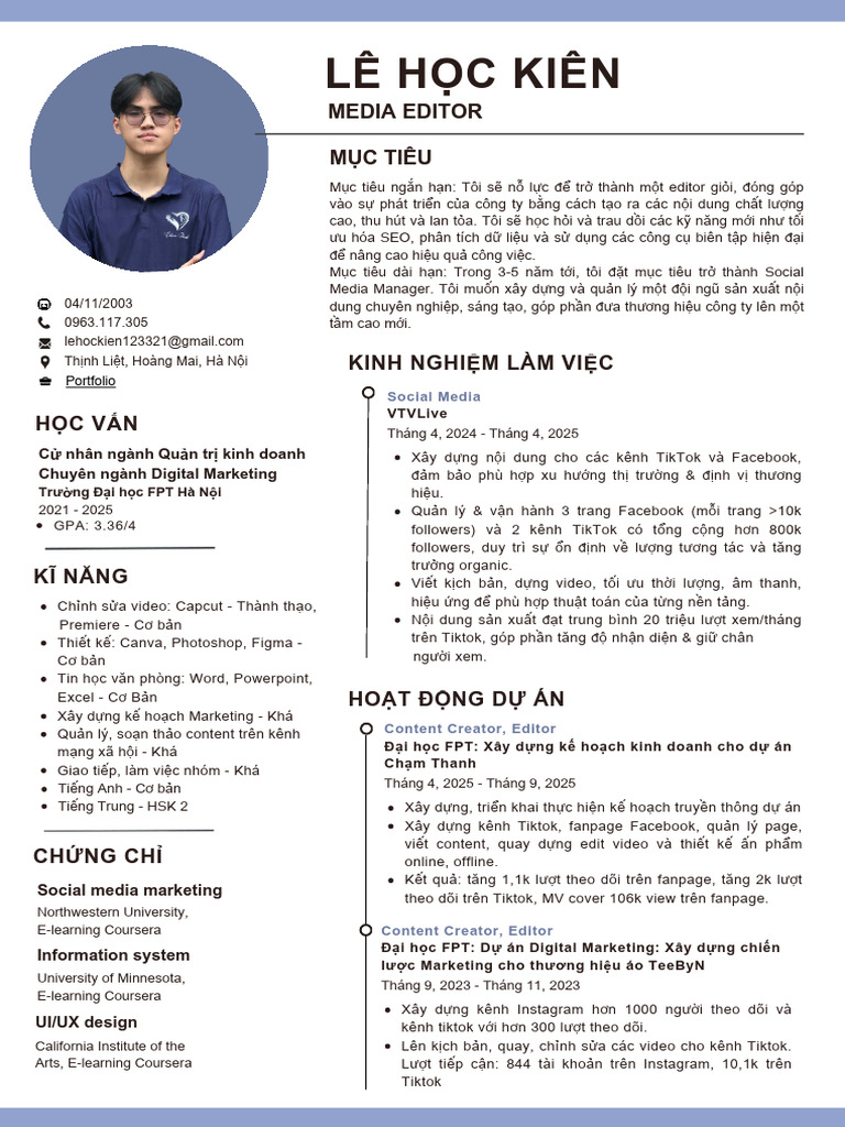 CV Editor | PDF