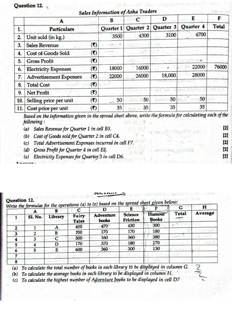 12 Comp Acc Excel Sheets | PDF