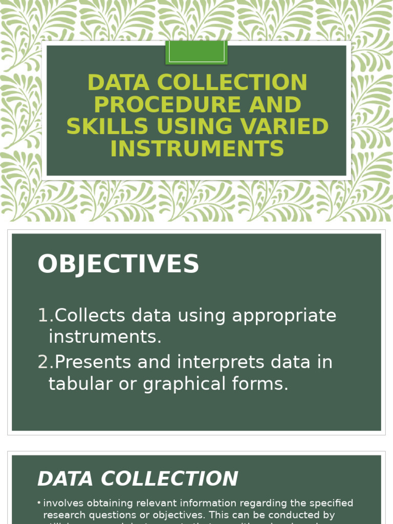 Data Collection Techniques and Tools | PDF | Questionnaire ...