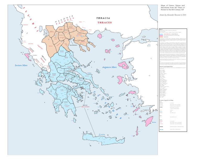 Maps of Greece Epirus and Macedonia From | PDF | Ancient Greece ...