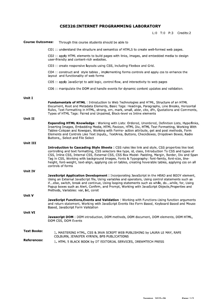 Cse 326 | PDF