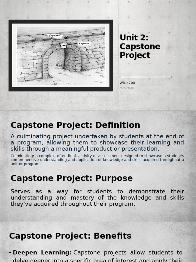 WILI4700 Unit 2 Capstone Project 09 04 2025 | PDF