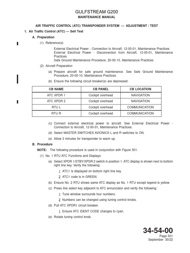 ATC Self Test | PDF | Transponder (Aeronautics) | Telecommunications ...