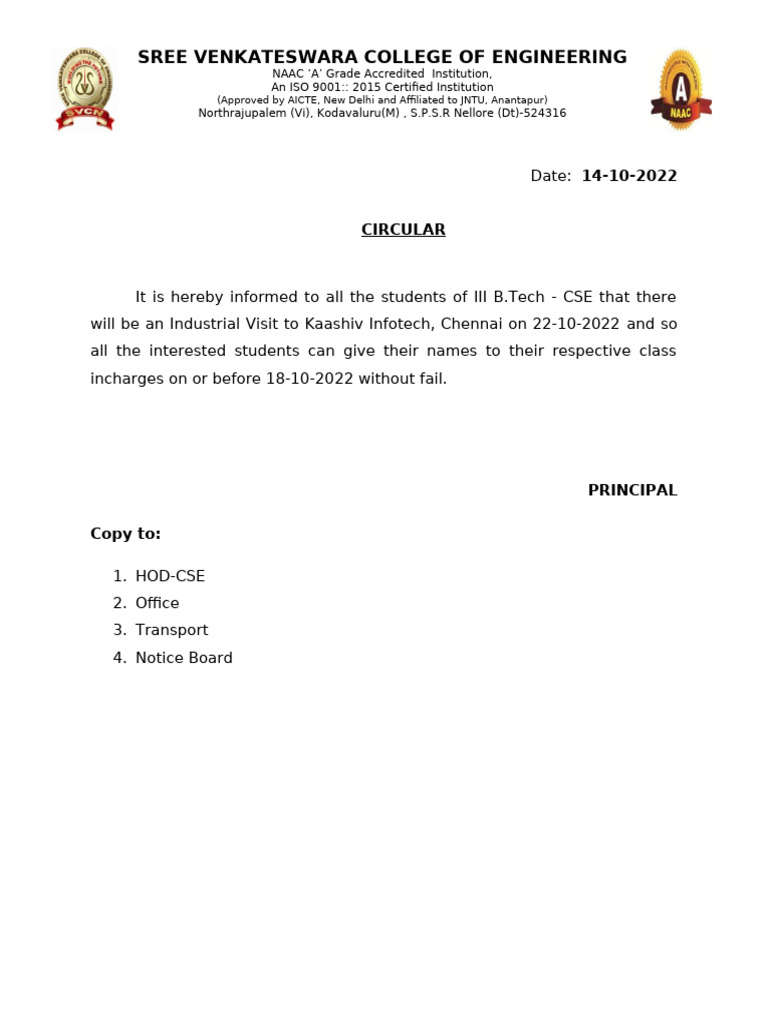 Circular | PDF
