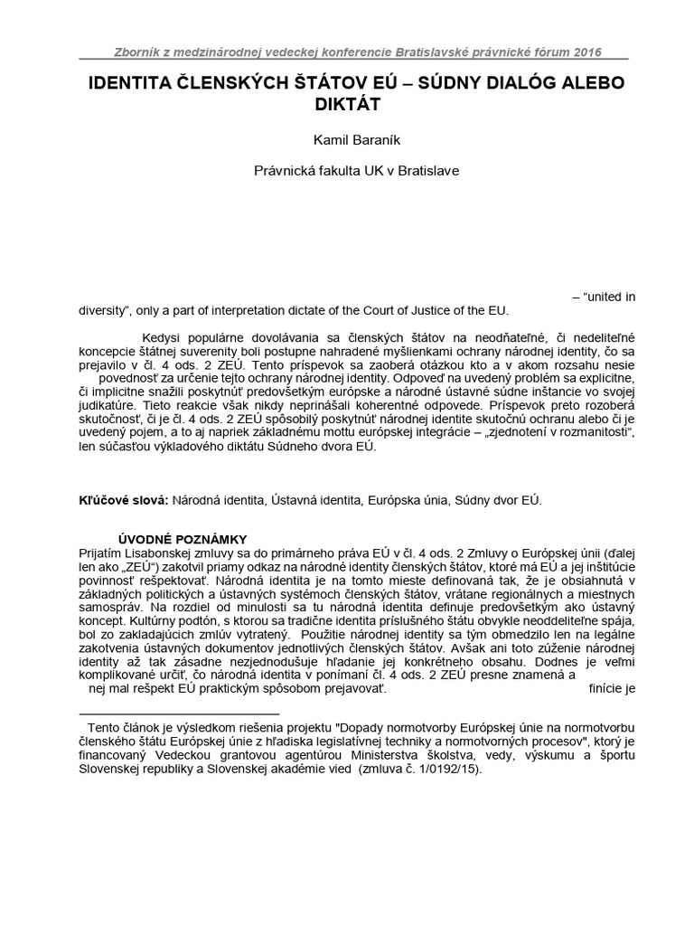 Baraník Článok | PDF