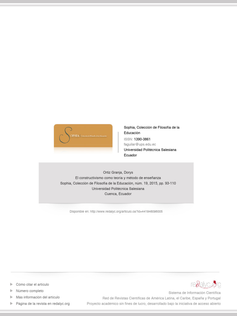 Constructivismo: Teoría y Método Educativo | PDF | Evaluación | Aprendizaje