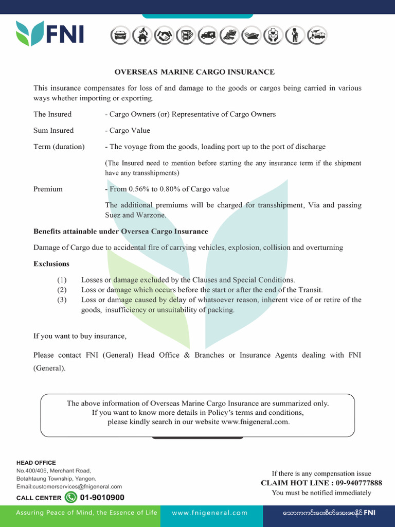 Overseas Marine Cargo | PDF