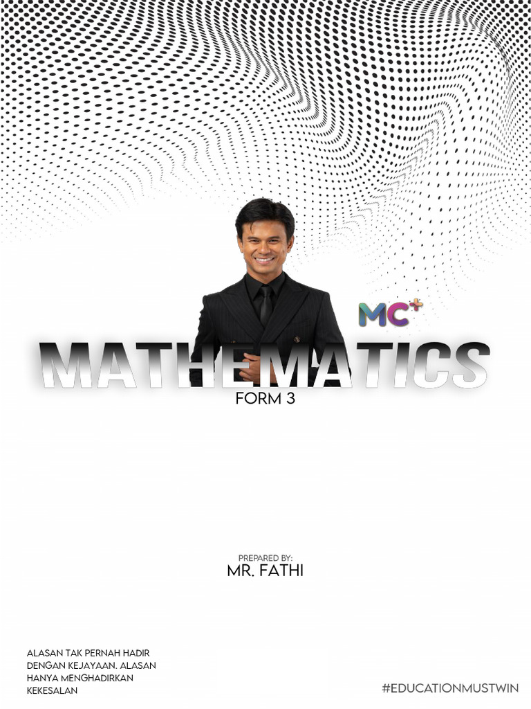 Form 3 Maths Mr Fathi 24.07.2025 (Part 1) (1) | PDF