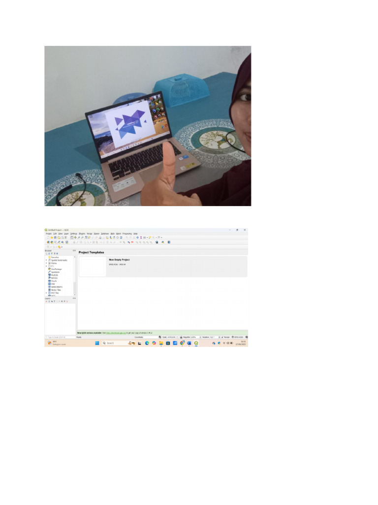 Bukti Instalasi Pgadmin Dan Qgis Evianita | PDF