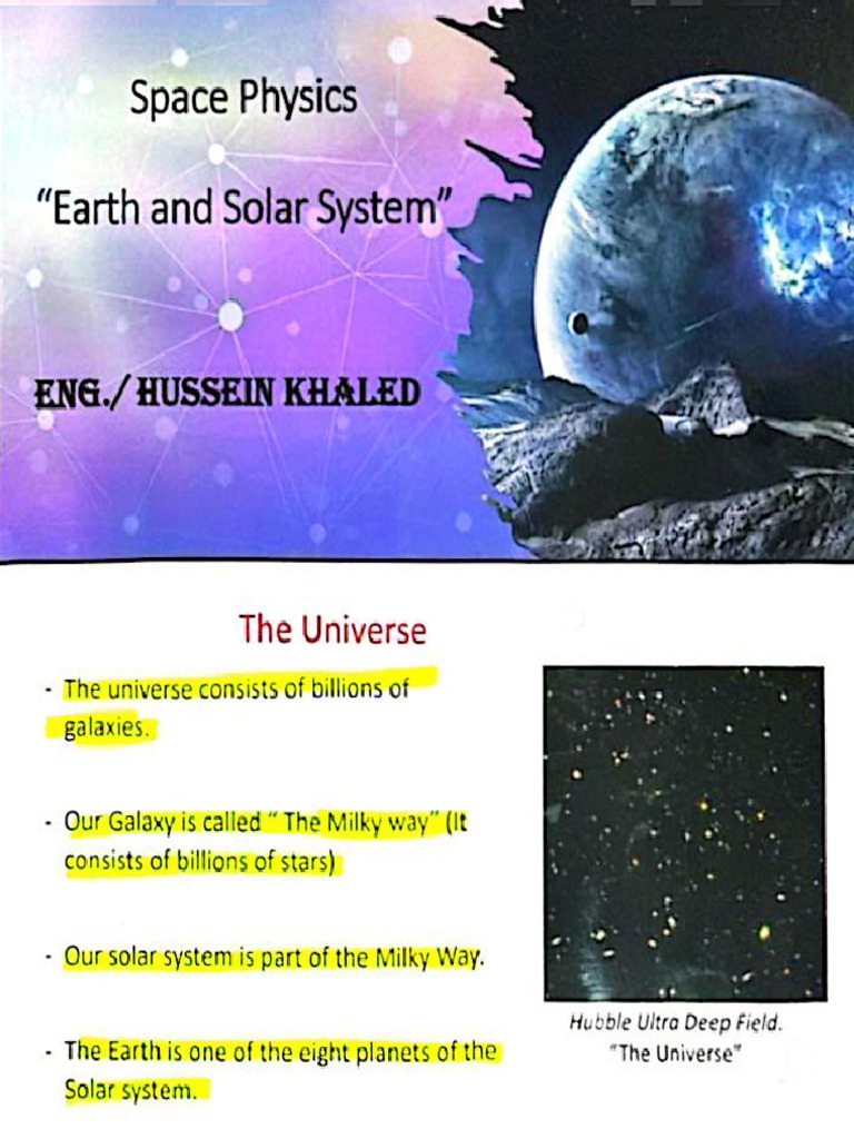 Space Physics Notes | PDF