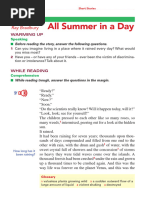 All Summer in A Day | PDF