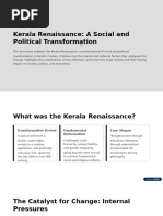 SNDP Movement: Uplifting Ezhavas in Kerala | PDF