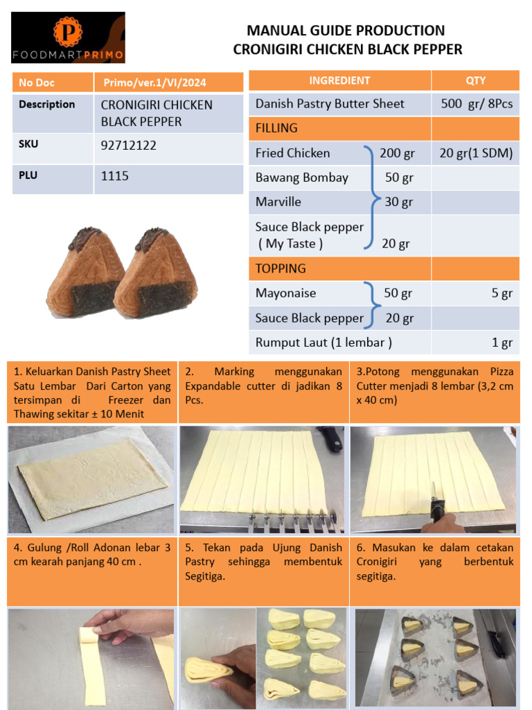 Cronigiri Chicken Blackpepper | PDF