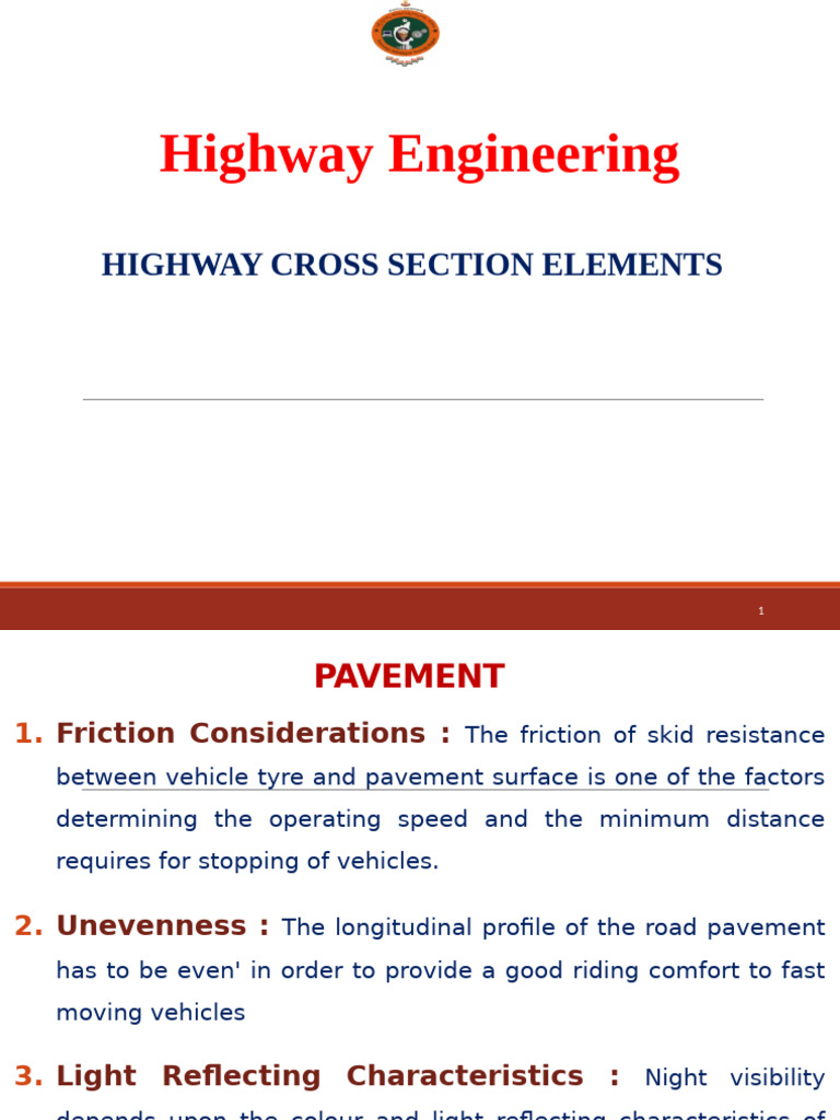Highway Cross Section Elements Overview | PDF | Road | Traffic