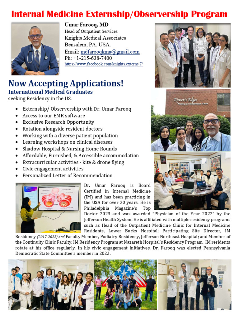 Internal Medicine Externship Program | PDF
