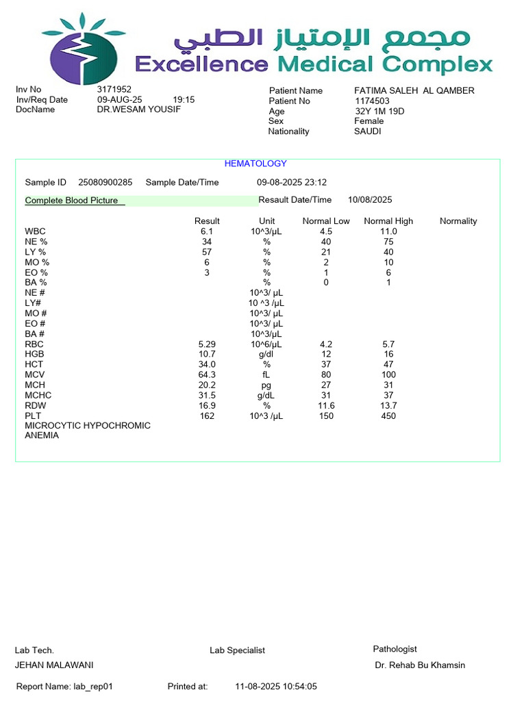 10/08/2025 Resault Date/Time Sample ID 09-08-2025 23:12 Sample Date ...