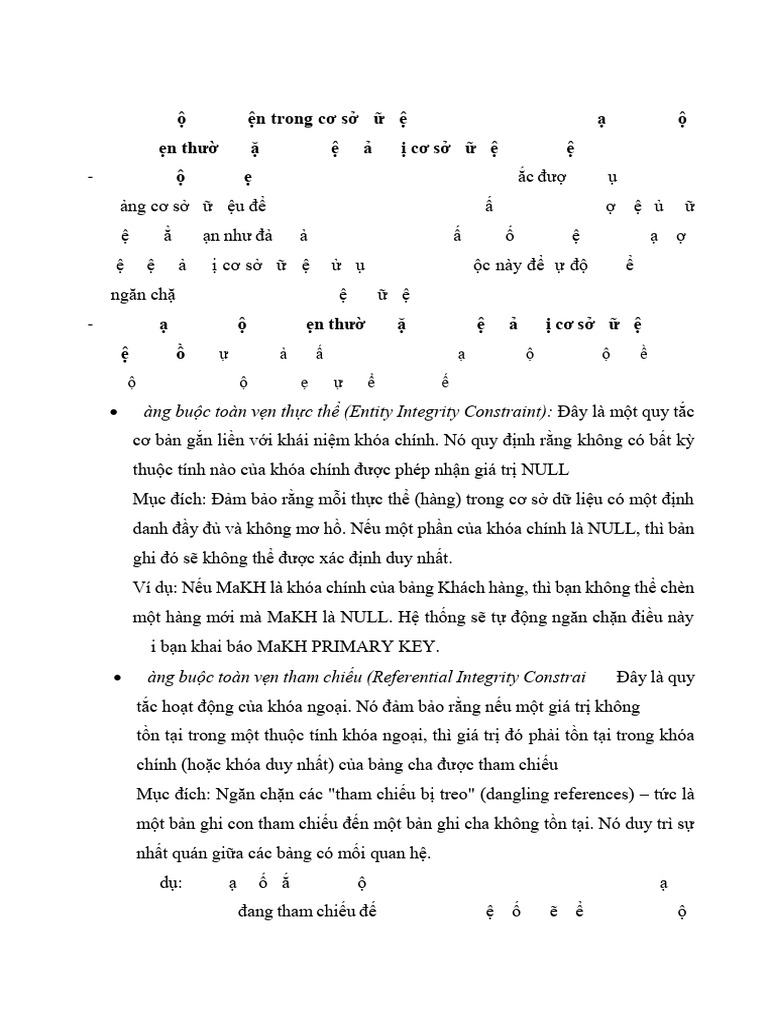 Bai Thi CSDL - Câu 1 | PDF
