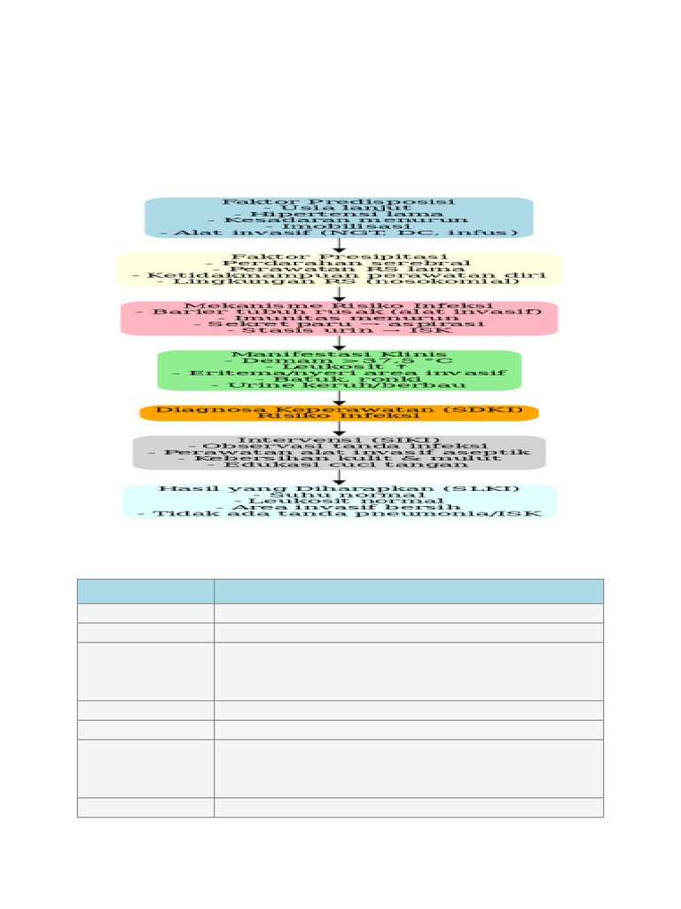Risiko Infeksi Pasien Stroke Hemoragik | PDF