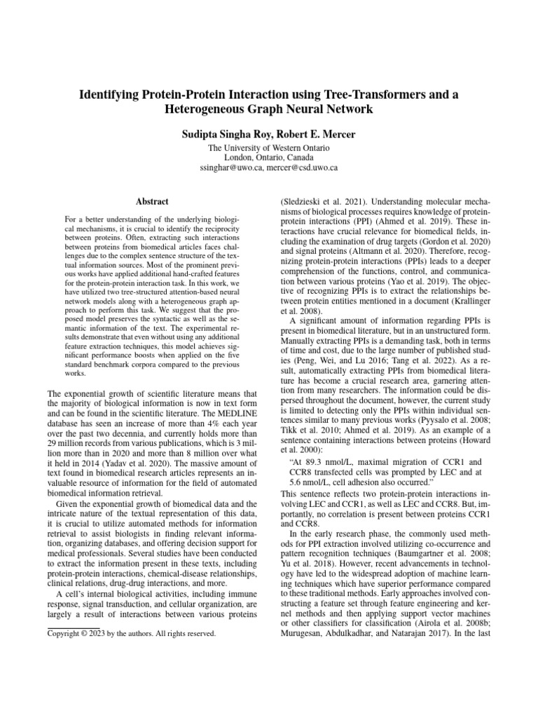 Identifying Protein Protein Interaction | PDF | Applied Mathematics | Machine Learning