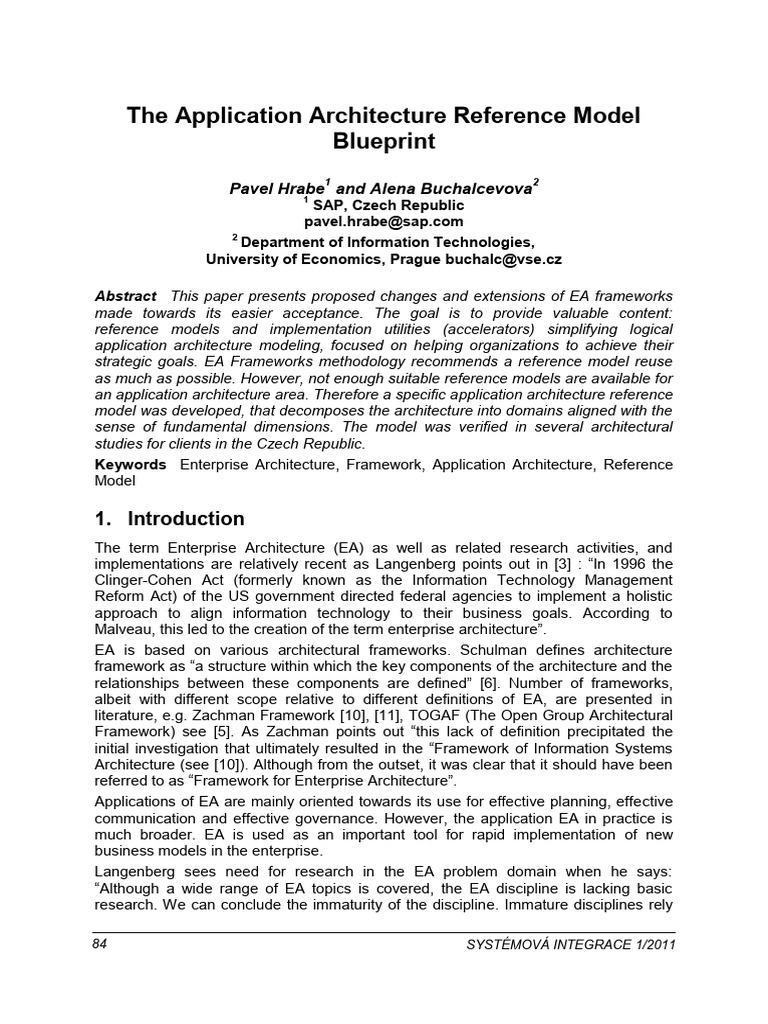 The Application Architecture Reference Model | PDF | Service Oriented ...
