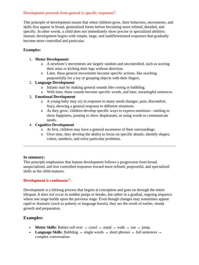 Characteristics of Development | PDF | Developmental Psychology ...