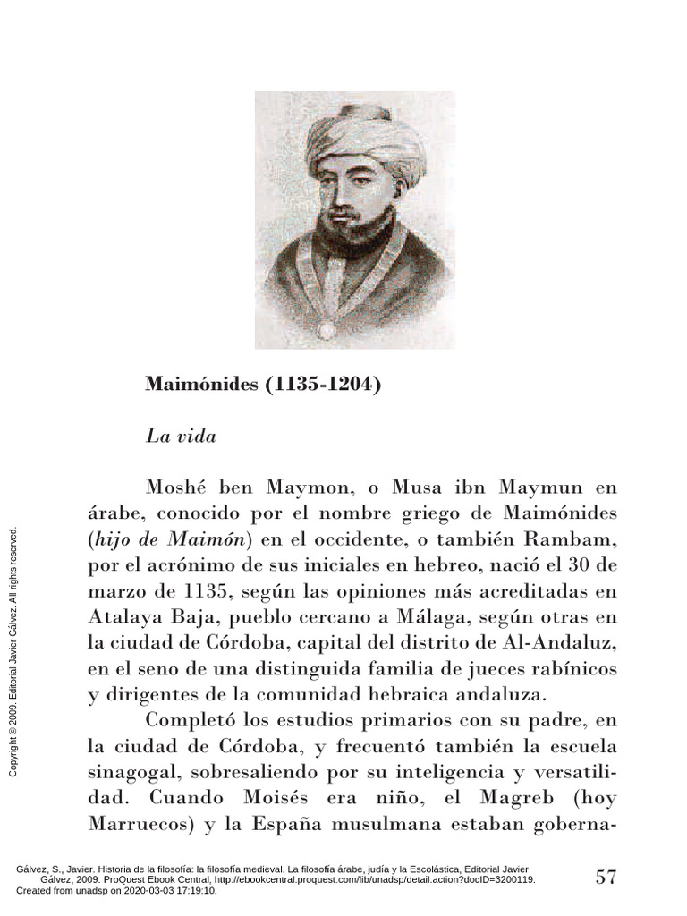 Maimónides | PDF | Maimónides