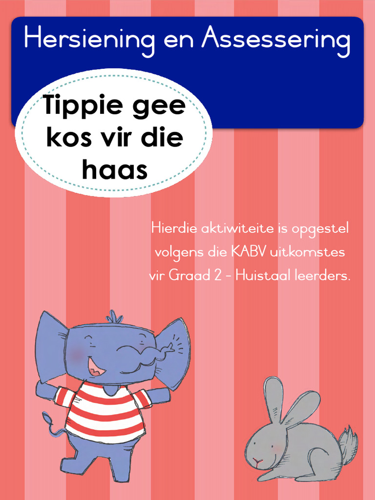 Tippie Gee Kos Vir Die Haas Hersiening en Assesseringsaktwiteit 2 | PDF