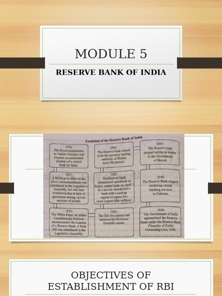 Reserve Bank of India Introduction | PDF | Reserve Bank Of India | Banks