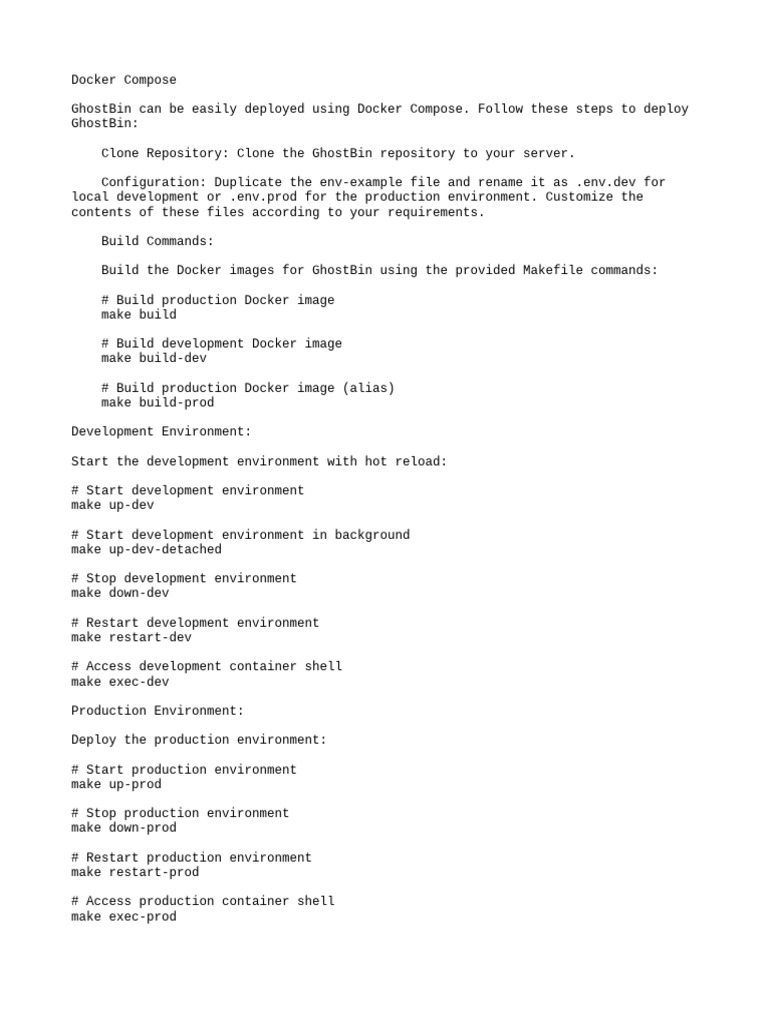 Docker Compose | PDF