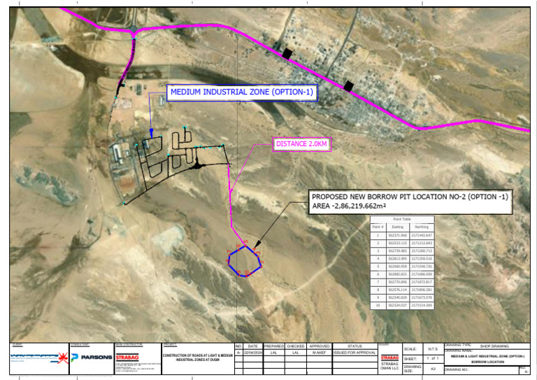 OP-1 New Borrow Pit Location No 2 - Proposed by Strabag | PDF