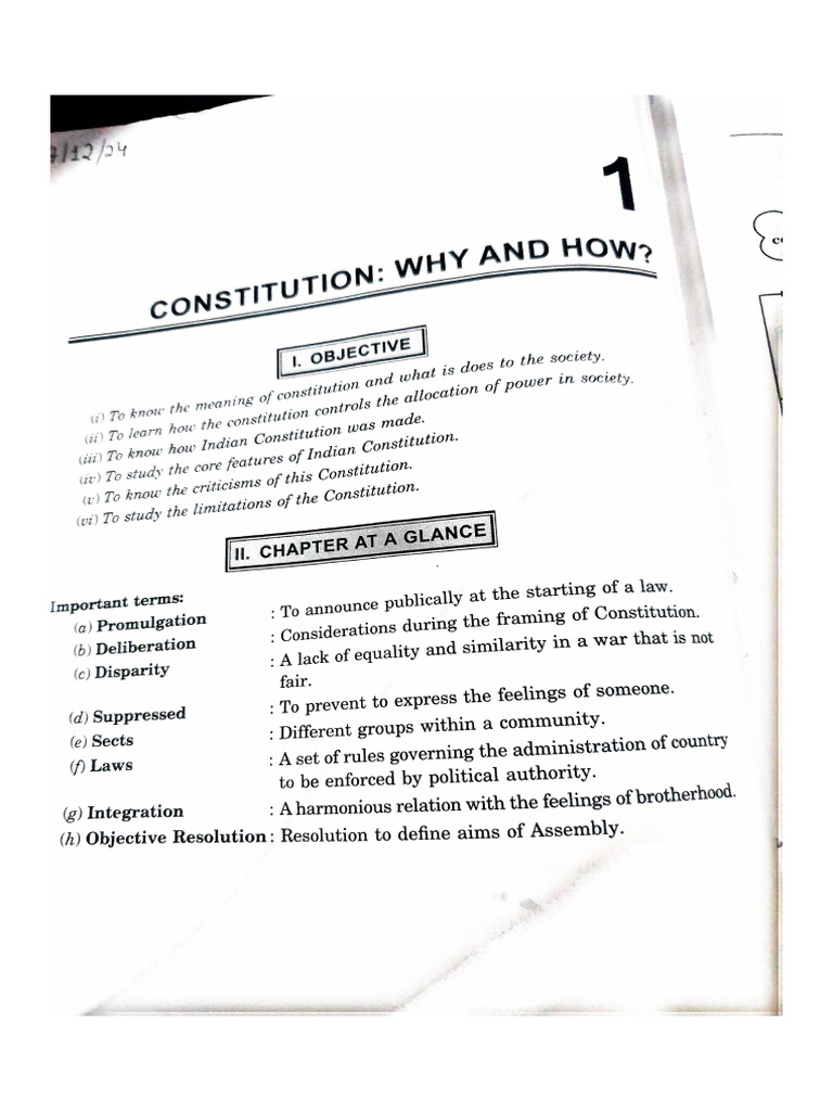 Political Science Notes Class 11 | PDF