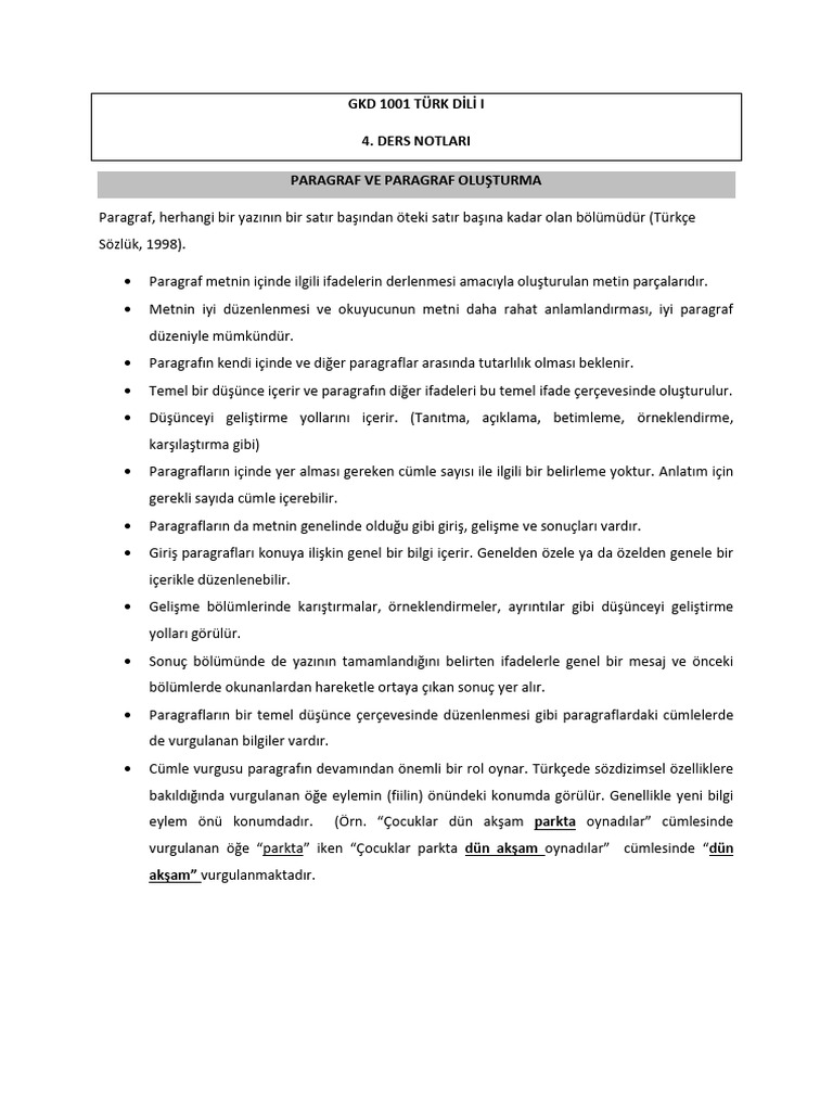 4 Paragraf+olusturma | PDF