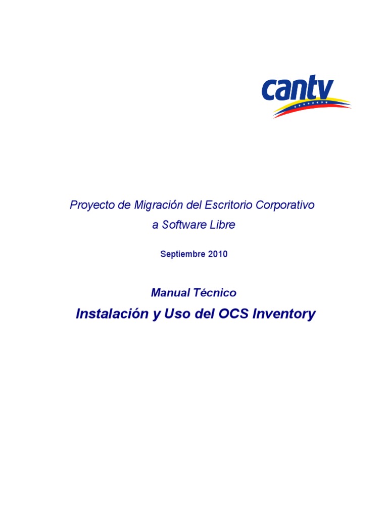 SL - 048 Manual de Instalacion y Uso Del OCS Inventory | PDF | Servidor ...