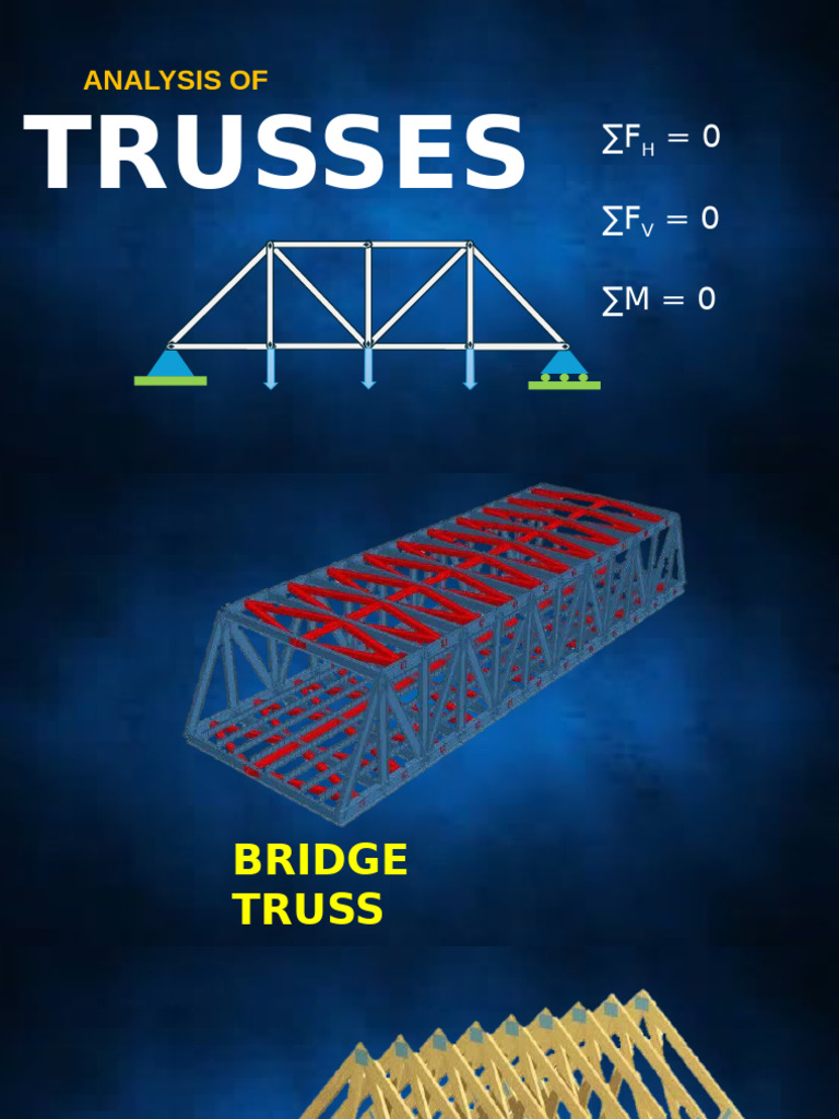 Analysis of Trusses (Statics) | PDF | Truss | Structural Engineering