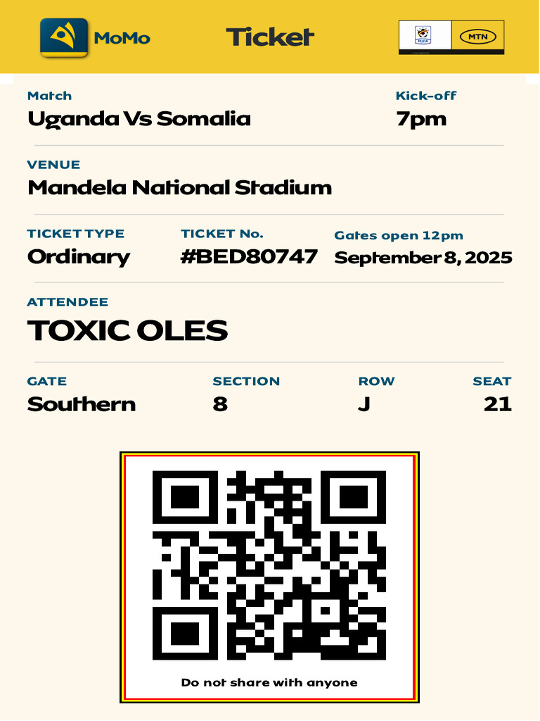 Ticket | PDF