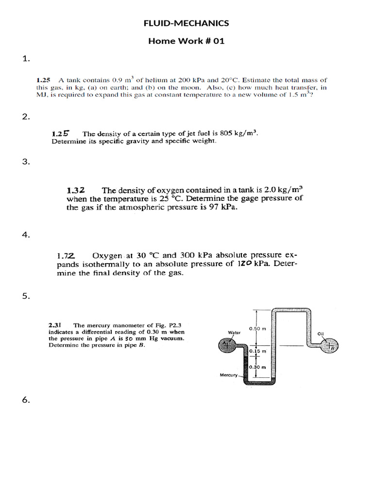 Tugas, 01 Fluid-Mech | PDF